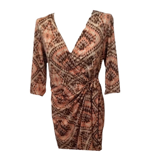 Shelby & Palmer | Dresses | Multi Colored Wrap Dress Shelby Palmer ...